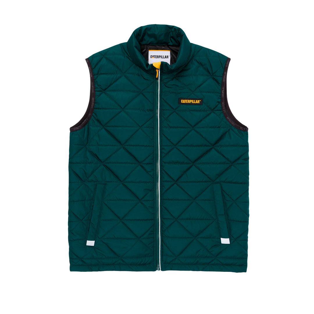 Chaleco Quilted Vest para hombre color turqueza - Caterpillar El ...